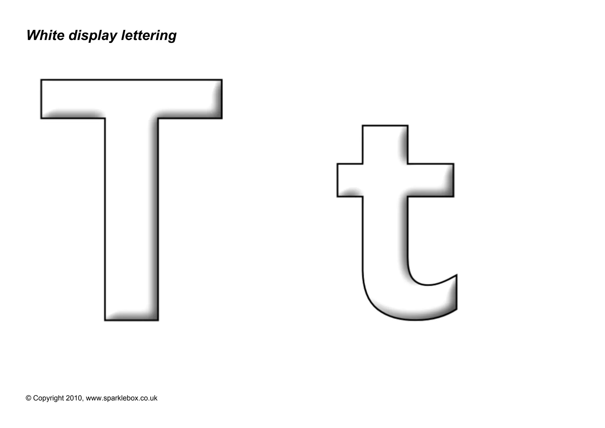Alphabet putih | PPT