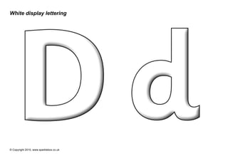 Alphabet putih | PPT