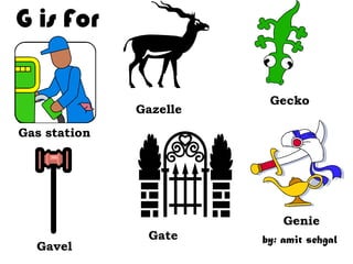 Alphabet representation g | PPTX
