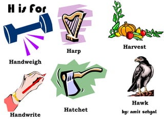 Alphabet representation h | PPTX