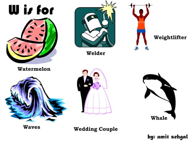 Alphabet representation w | PPTX