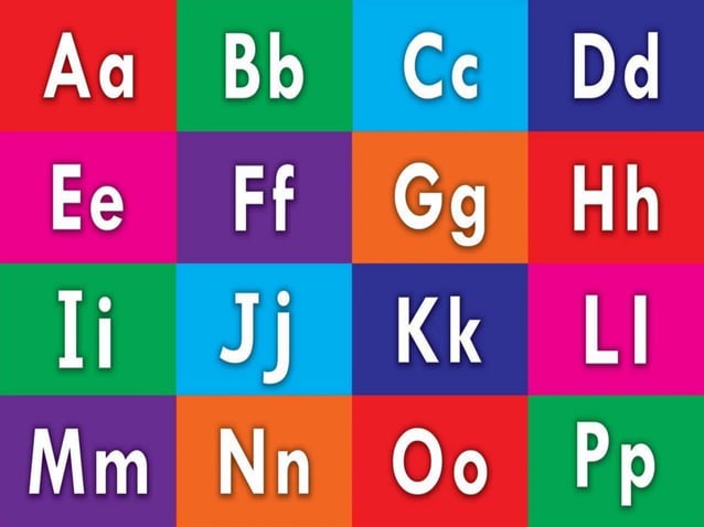 Alphabets | PPTX