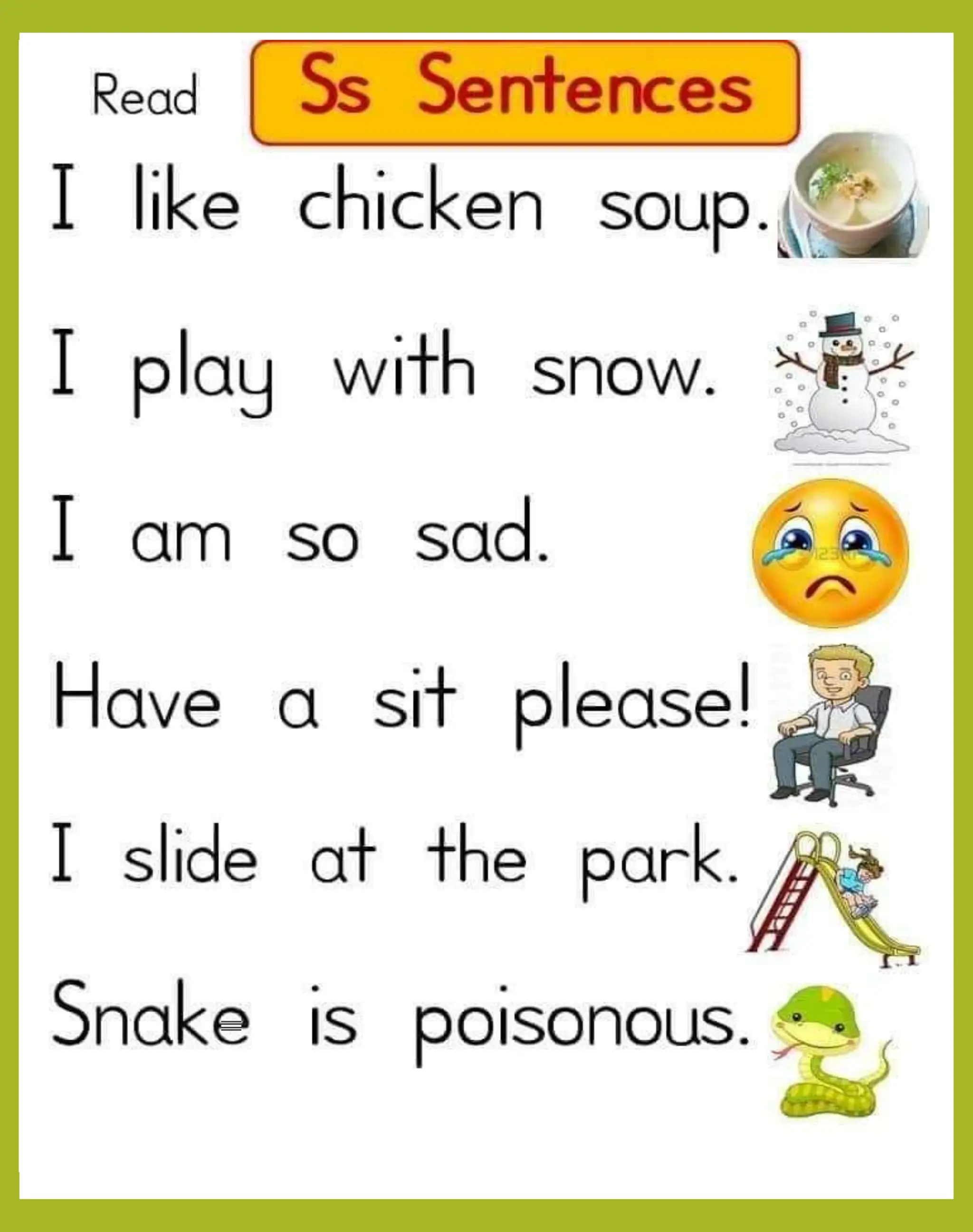 ALPHABET SENTENCES.pptx