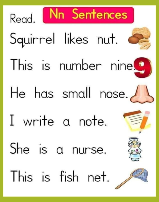 ALPHABET SENTENCES.pptx