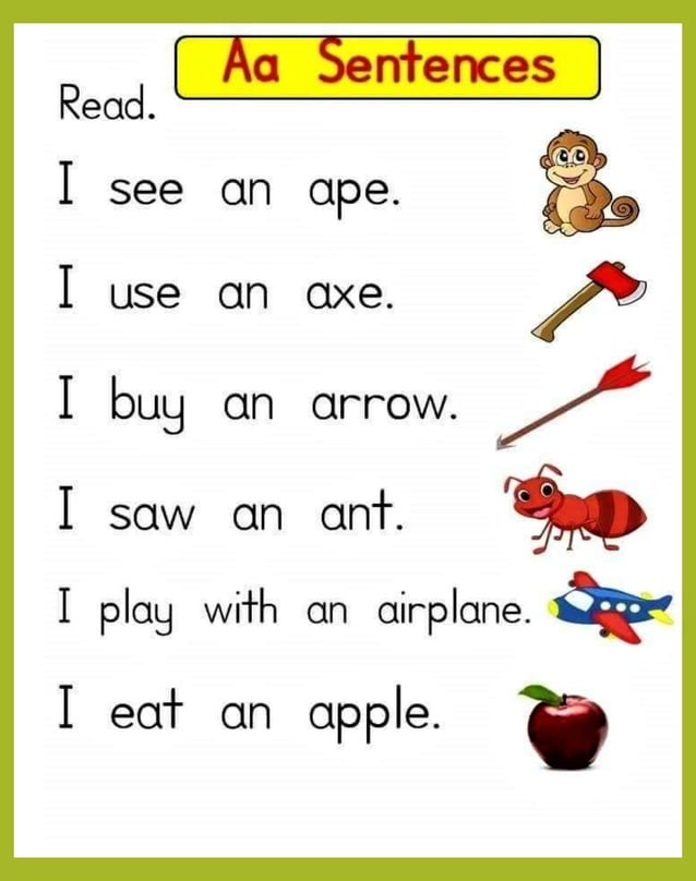 ALPHABET SENTENCES.pptx