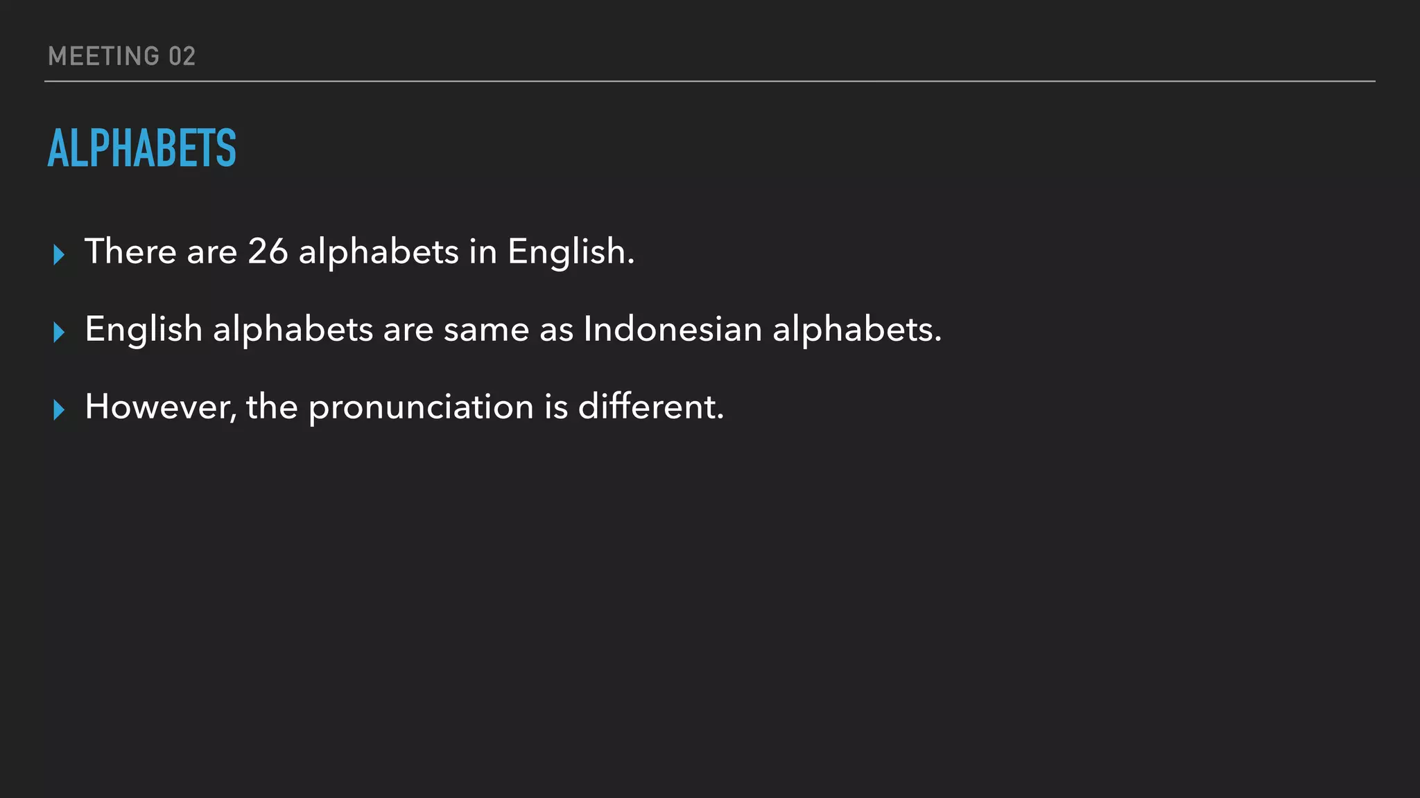 Alphabets and Numbers | PDF