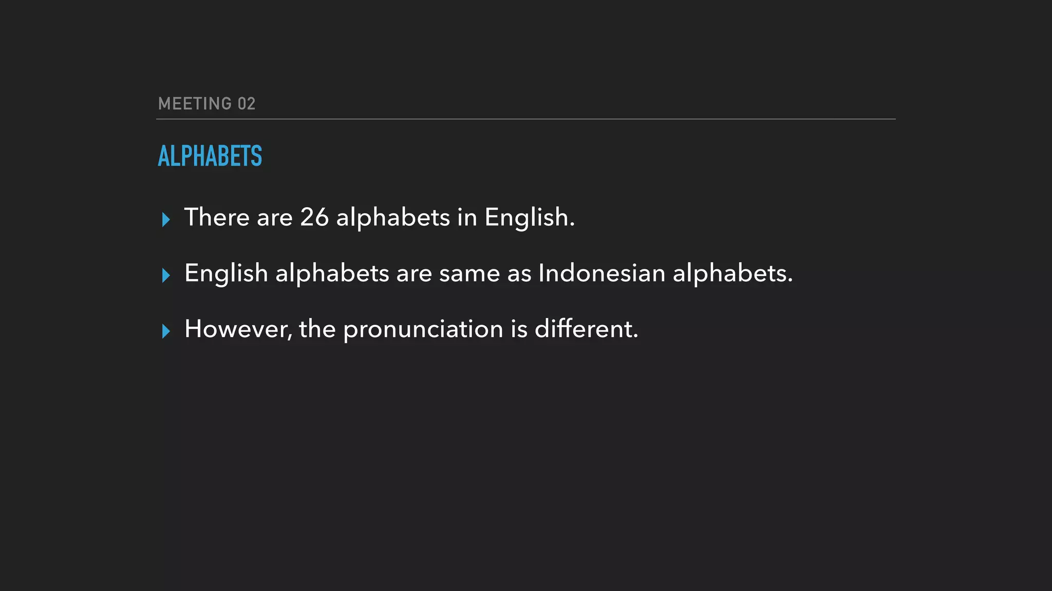 Alphabets & Numbers | PDF