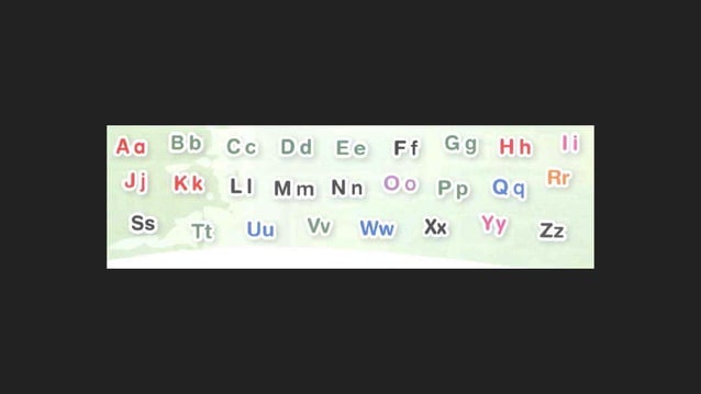 Alphabets & Numbers | PDF