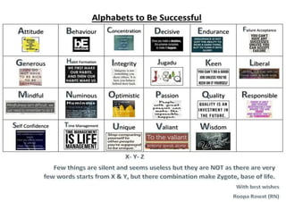 Alphabets of success | PDF