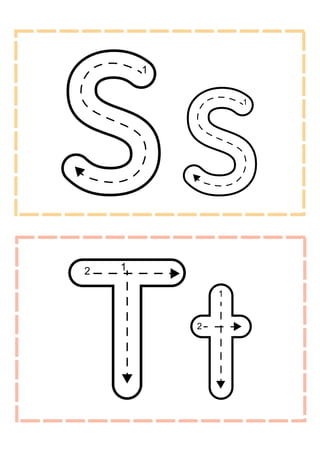 Alphabet Tracing Cards Worksheet in Pastel Colors Illustrative_20250708 ...