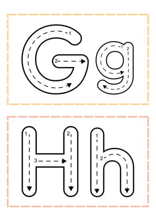 Alphabet Tracing Cards Worksheet in Pastel Colors Illustrative_20250708 ...