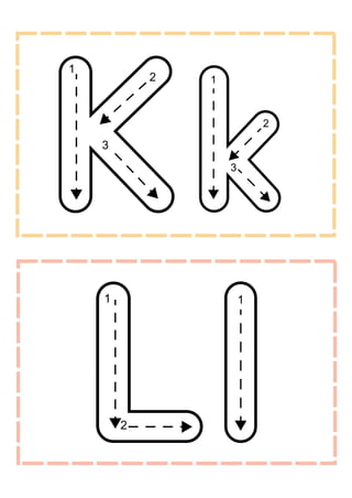 Alphabet Tracing Cards Worksheet in Pastel Colors Illustrative_20250708 ...
