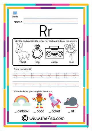 Alphabet worksheets | PDF