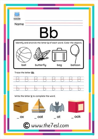 Alphabet worksheets | PDF