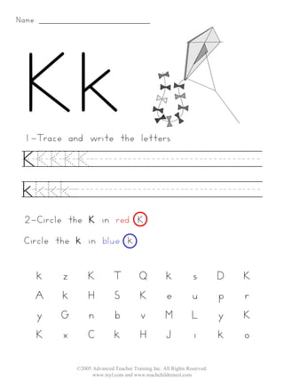 Alphabet writing 2 | PDF