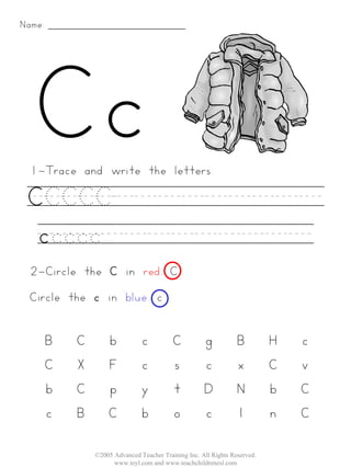 Alphabet writing 2 | PDF