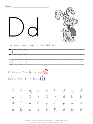 Alphabet writing 2 | PDF