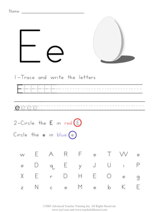 Alphabet writing 2 | PDF