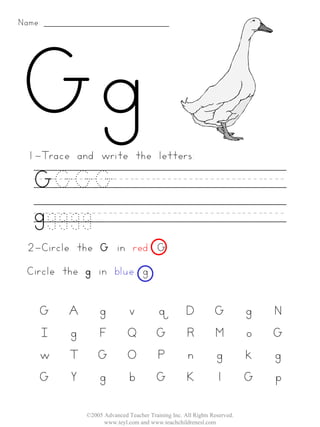 Alphabet writing 2 | PDF