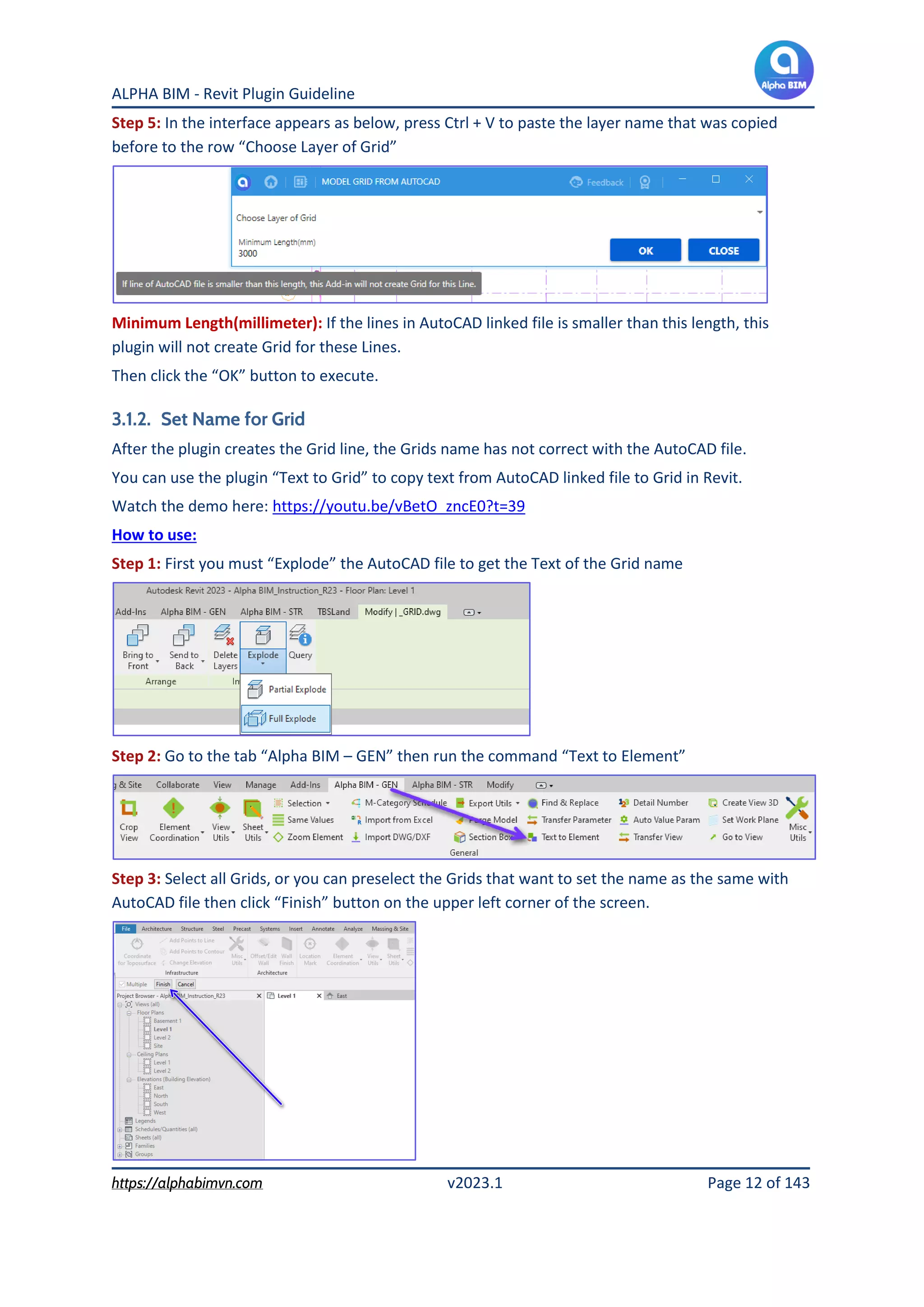 Alpha BIM Plugin Guideline | Revit API, Revit Tools | PDF
