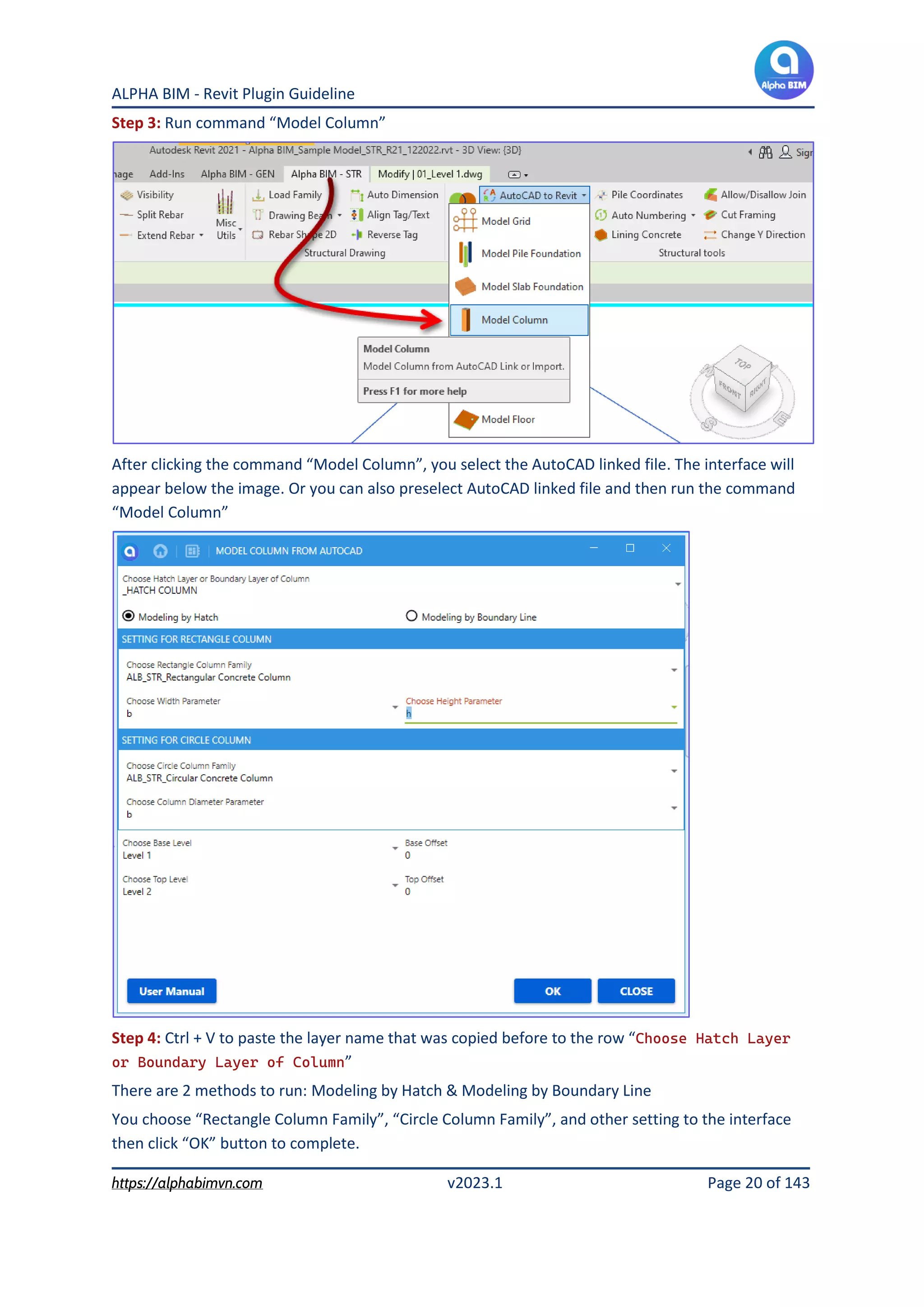 Alpha BIM Plugin Guideline | Revit API, Revit Tools | PDF