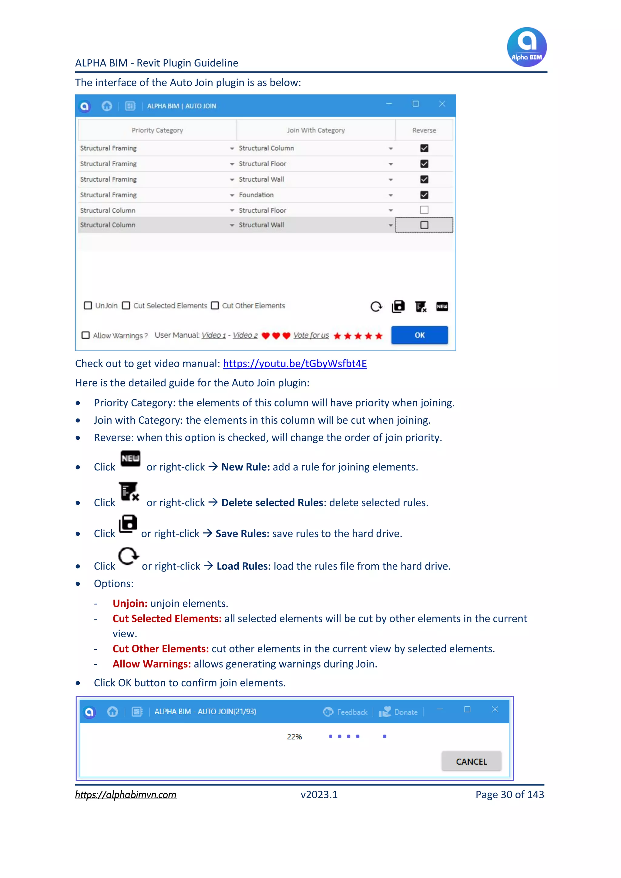 Alpha BIM Plugin Guideline | Revit API, Revit Tools | PDF