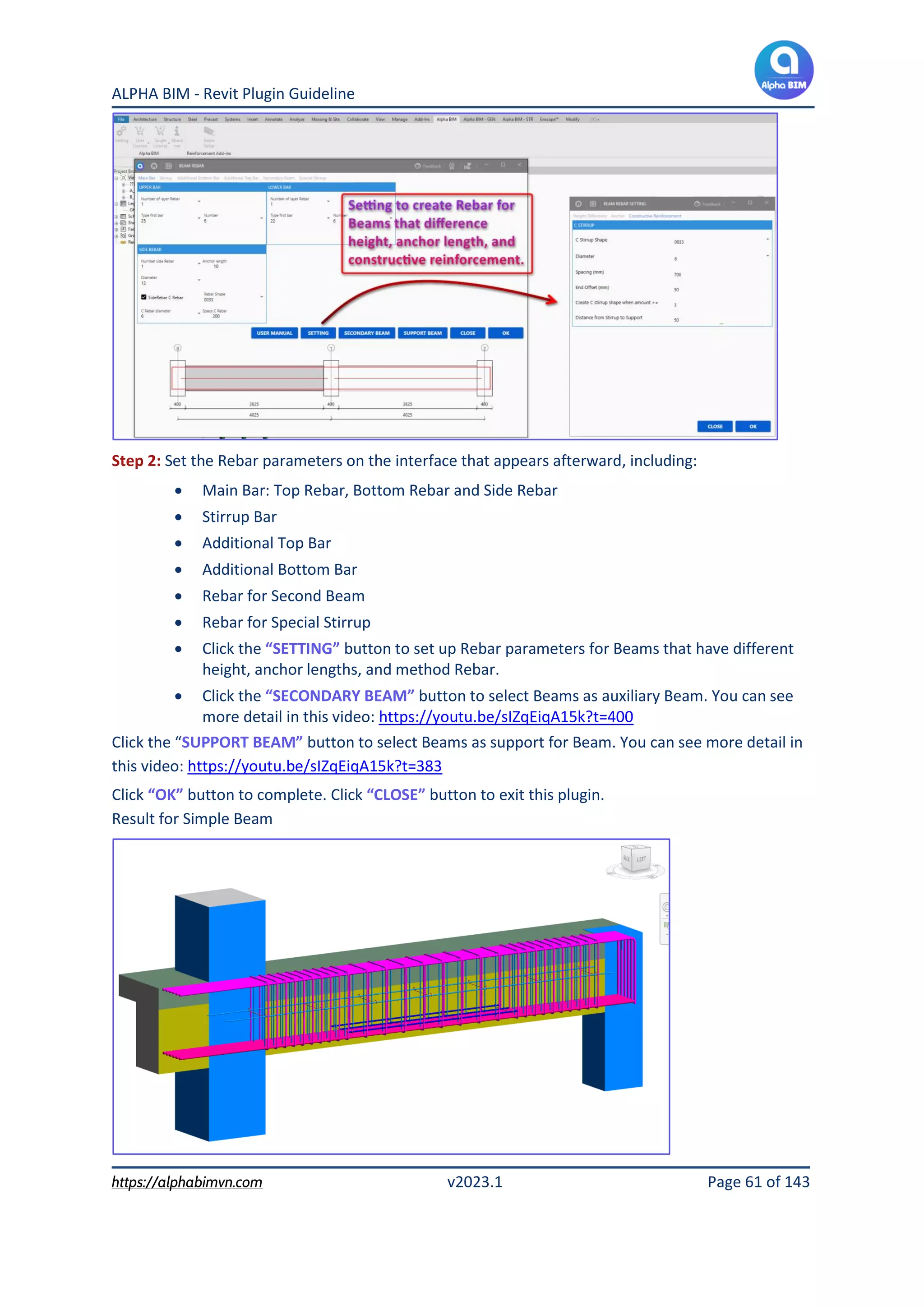 Alpha BIM Plugin Guideline | Revit API, Revit Tools | PDF