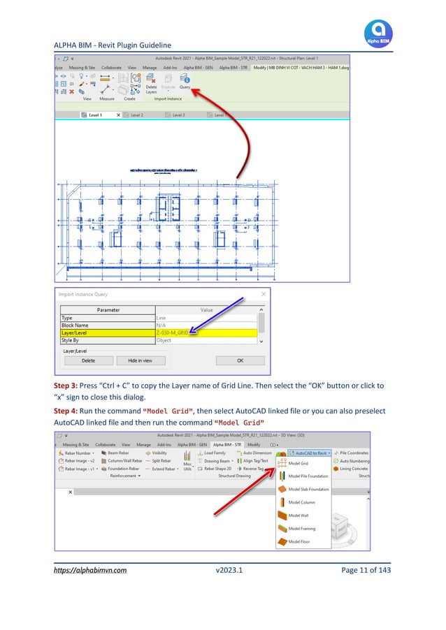 Alpha BIM Plugin Guideline | Revit API, Revit Tools | PDF