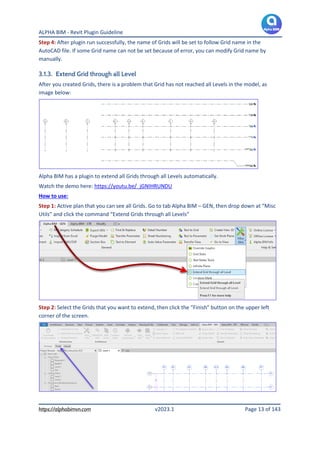 Alpha BIM Plugin Guideline | Revit API, Revit Tools | PDF