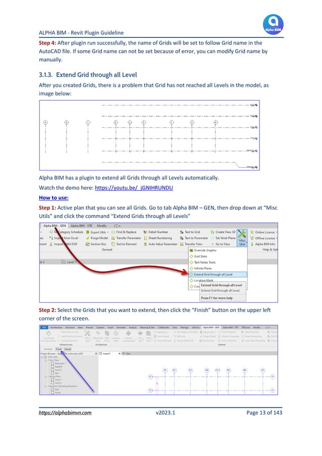 Alpha BIM Plugin Guideline | Revit API, Revit Tools | PDF