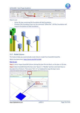 Alpha BIM Plugin Guideline | Revit API, Revit Tools | PDF