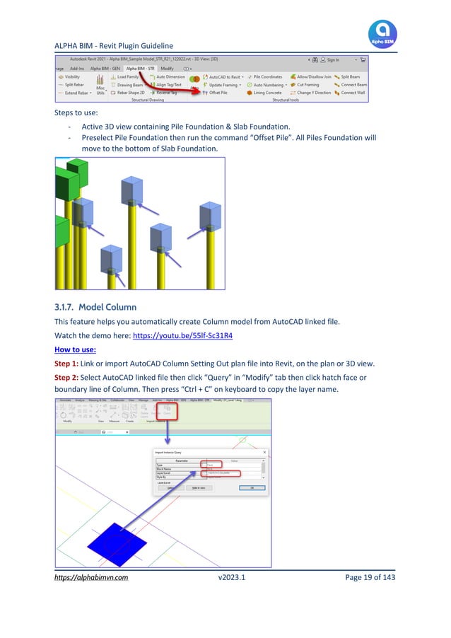 Alpha BIM Plugin Guideline | Revit API, Revit Tools | PDF
