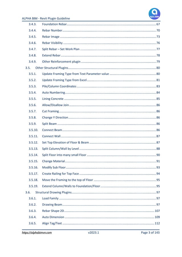 Alpha BIM Plugin Guideline | Revit API, Revit Tools | PDF