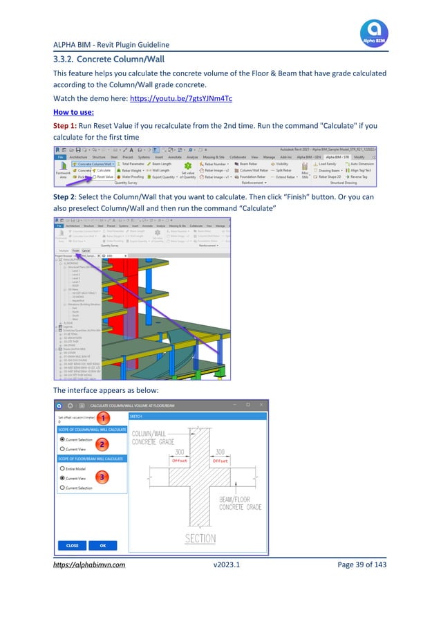 Alpha BIM Plugin Guideline | Revit API, Revit Tools | PDF