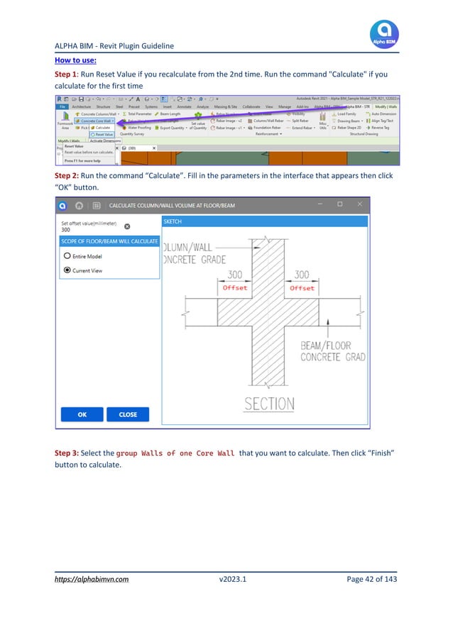 Alpha BIM Plugin Guideline | Revit API, Revit Tools | PDF