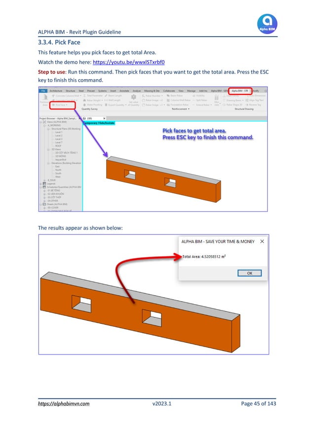 Alpha BIM Plugin Guideline | Revit API, Revit Tools | PDF