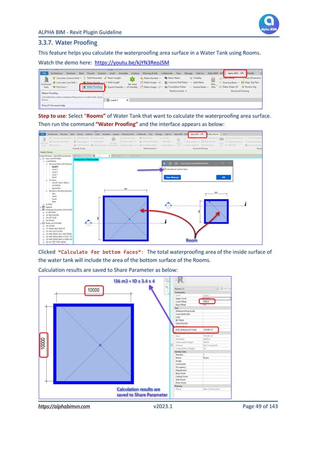 Alpha BIM Plugin Guideline | Revit API, Revit Tools | PDF