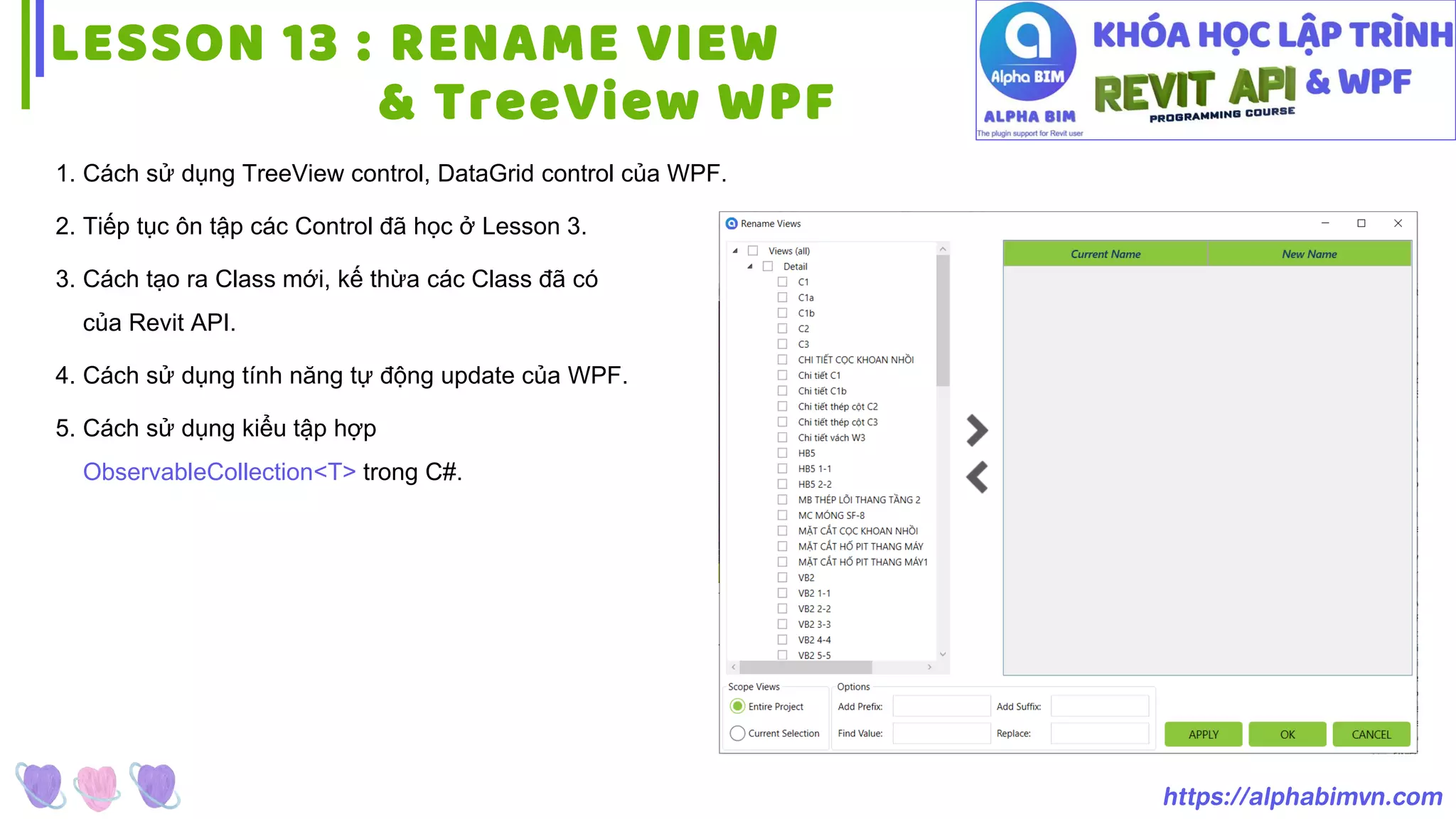 Revit API & WPF Training - 15 Lessons | Alpha BIM 2023 | PDF