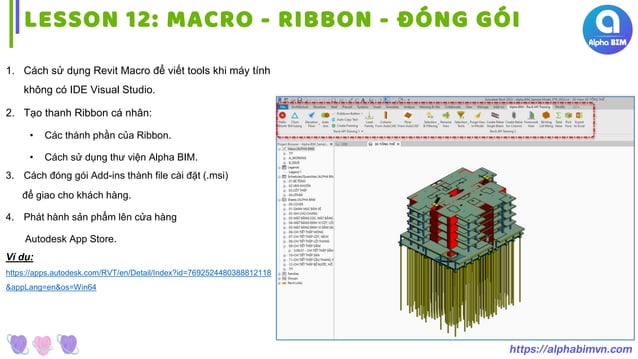 Revit API & WPF Training Basic - 12 Lesson | Alpha BIM | PPT