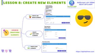 Revit API & WPF Training Basic - 12 Lesson | Alpha BIM | PPT
