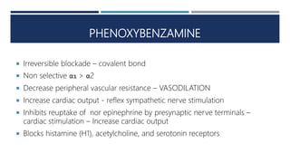 Alpha blocker | PPTX | Endocrine and Metabolic Diseases | Diseases and ...