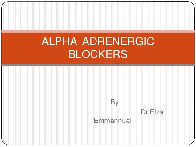 Alpha blockers