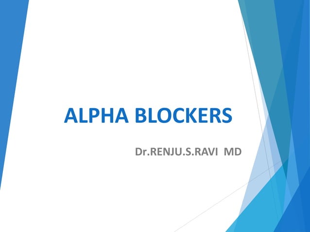 Alpha blockers | PPT | Endocrine and Metabolic Diseases | Diseases and ...