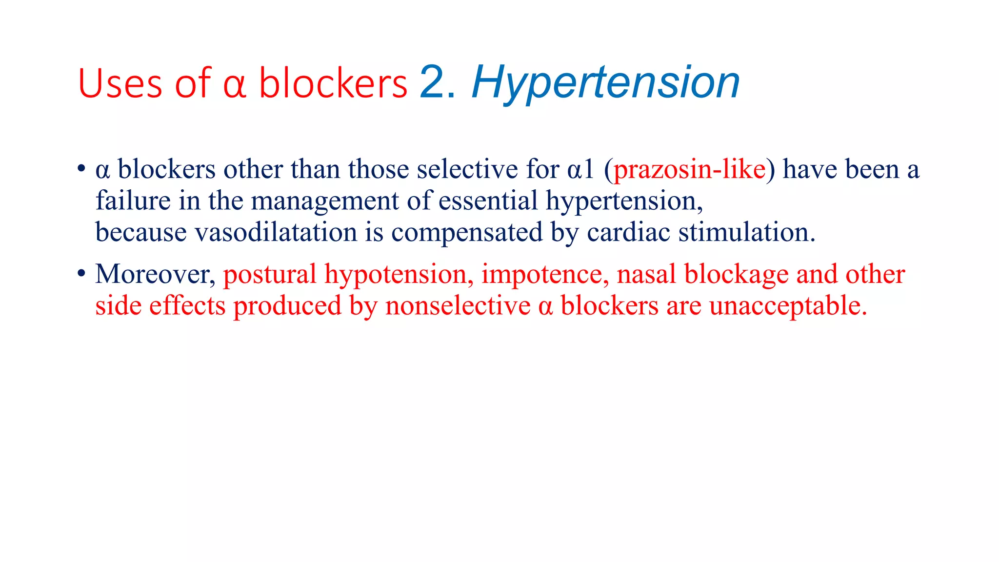 Alpha blockers | PPTX