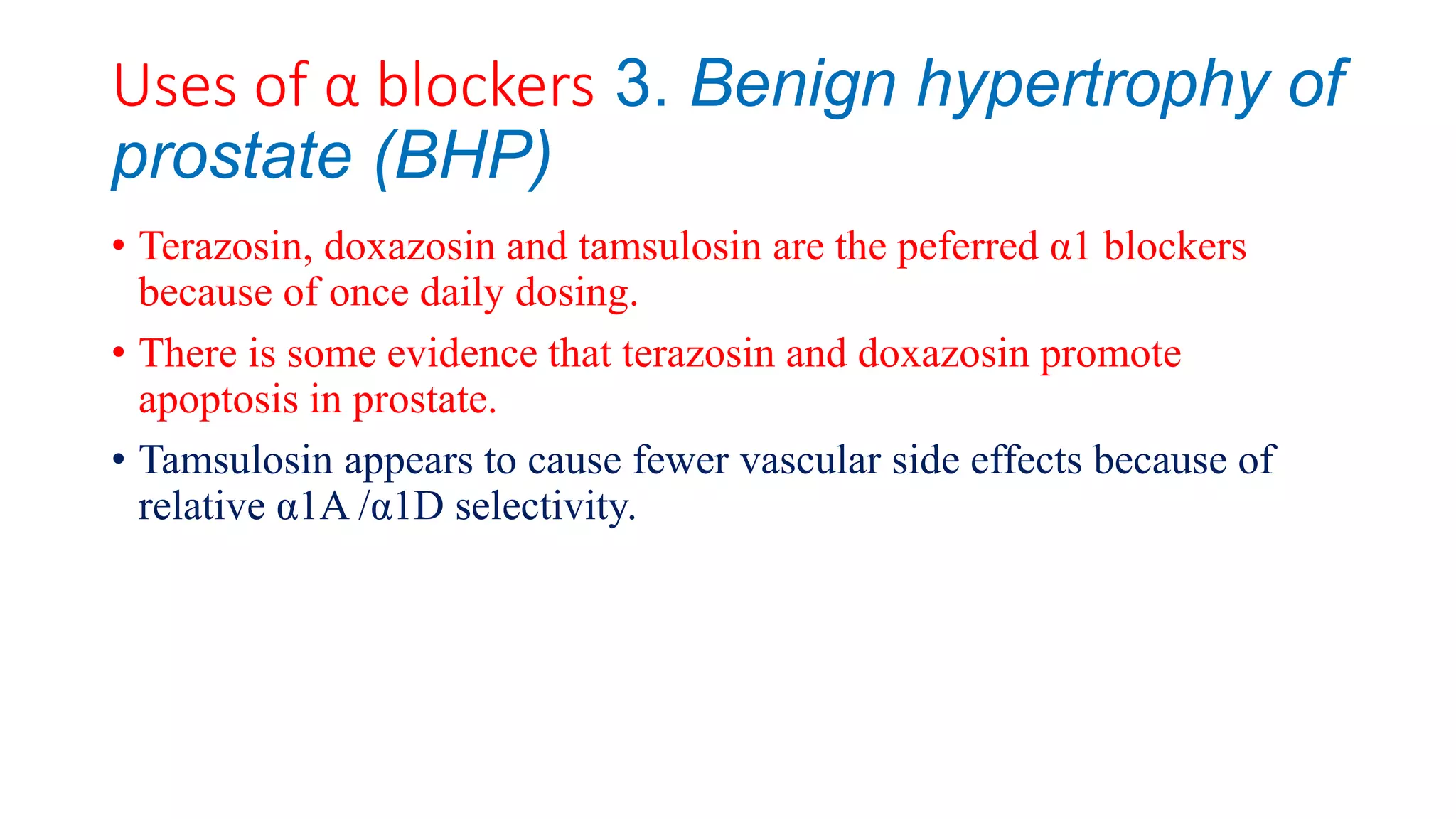Alpha blockers | PPTX