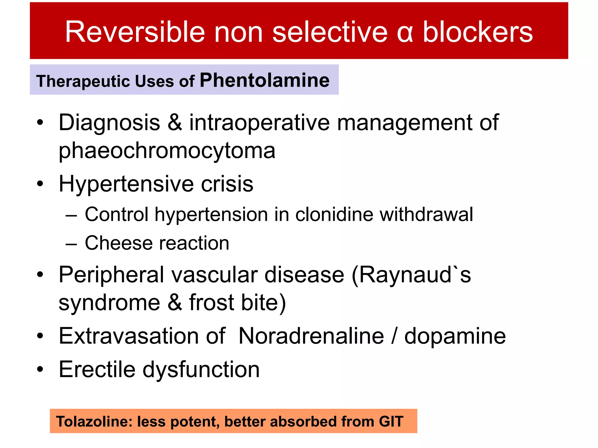 Alpha blockers | PPT