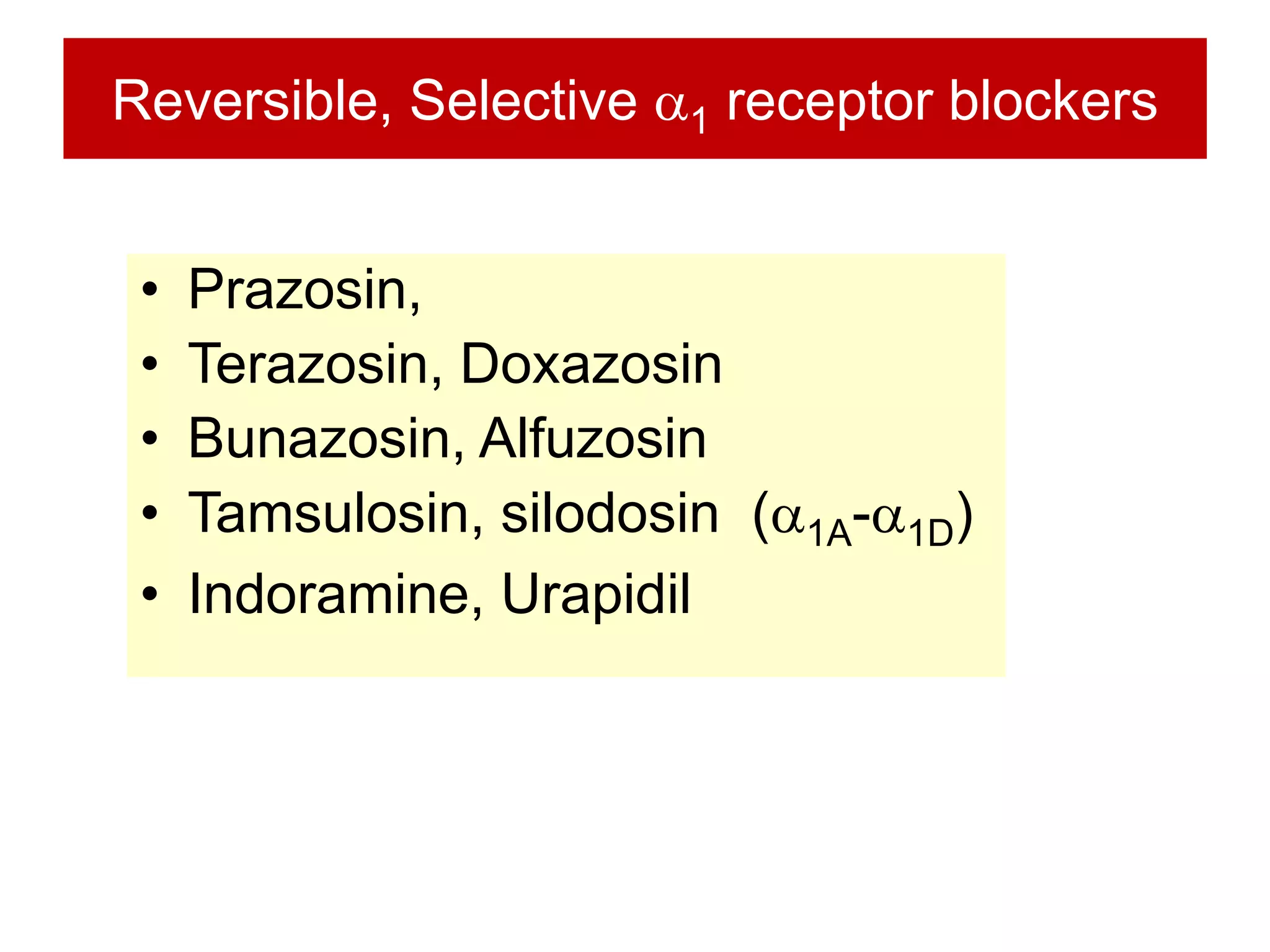 Alpha blockers | PPT