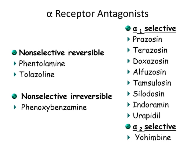 Alpha blockers | PPT | Heart and Cardiovascular Diseases | Diseases and ...