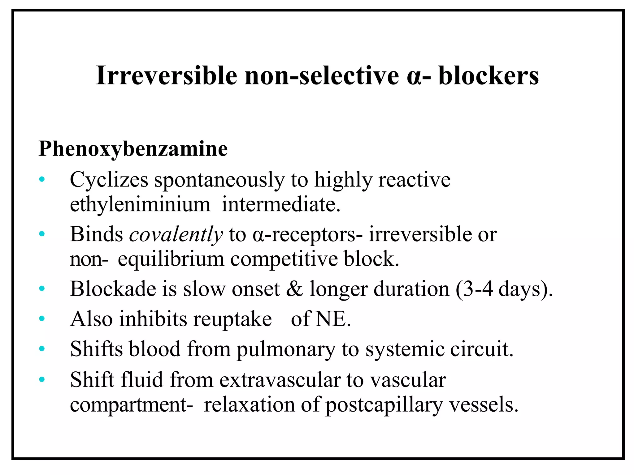 Alpha blockers | PPTX