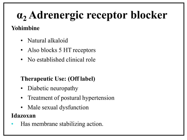 Alpha blockers | PPT